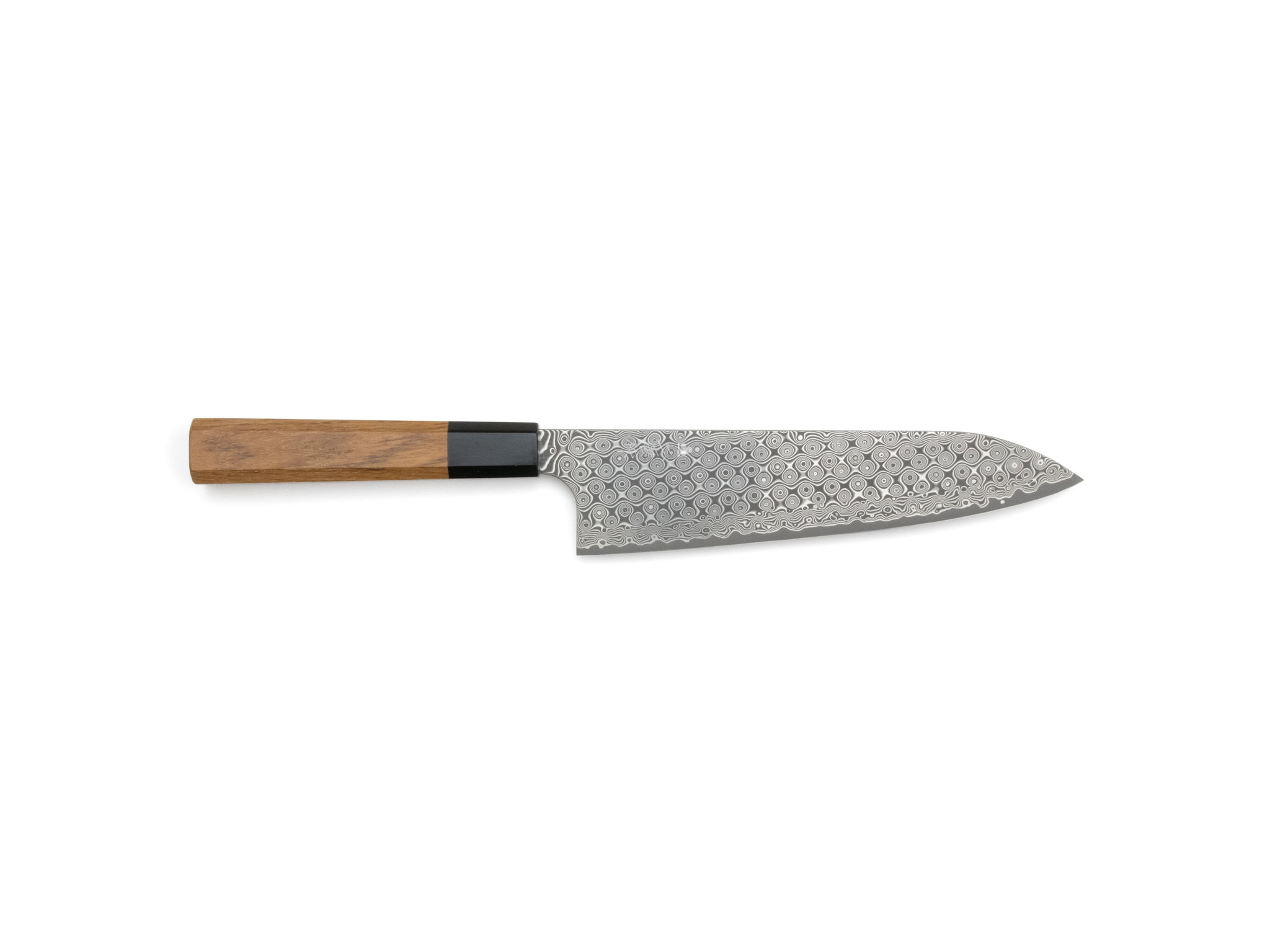 Nigara Anmon SG2 Damast Gyuto (Teak) (210mm) | Messer Mojo
